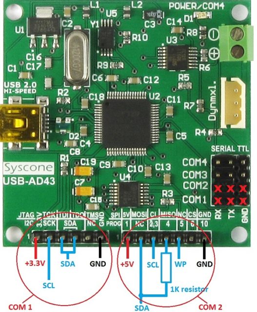 USB-AD43 4x Serial COM Adapter – Support | SYSCONE