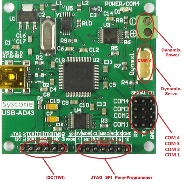 USB-AD43 4x Serial COM Adapter – Support | SYSCONE